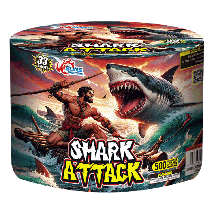 SHARK ATTACK | 33 Shot 500 Gram Multi Shot Aerial by Suns Fireworks